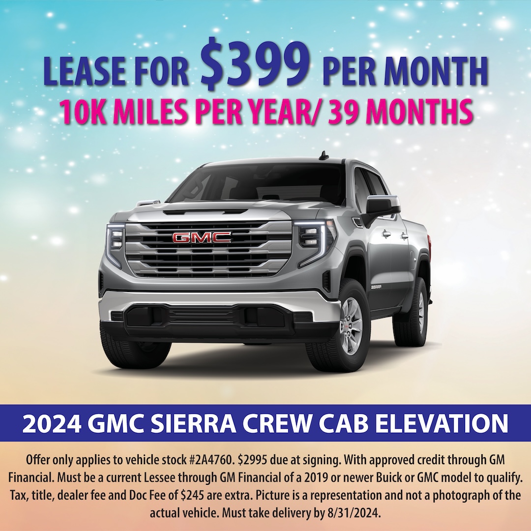 New Vehicle Specials | Tom Kelley Buick GMC